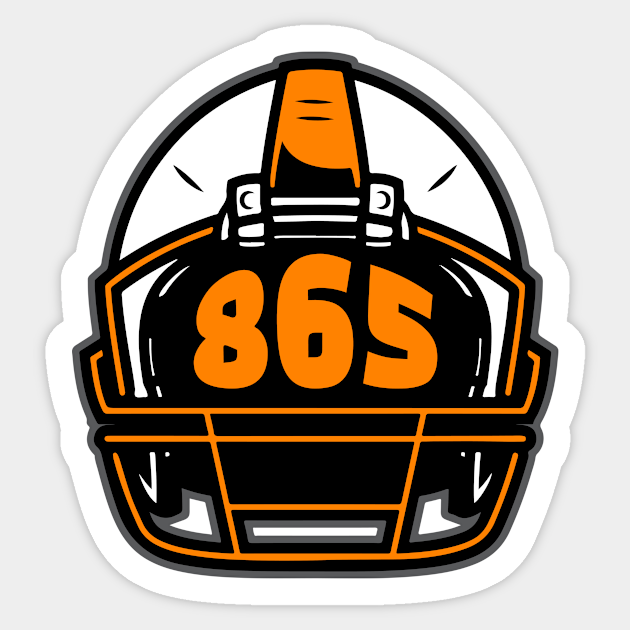 Retro Football Helmet 865 Area Code Knoxville Tennessee Football retro-football-helmet-865-area-code-knoxville-tennessee-football